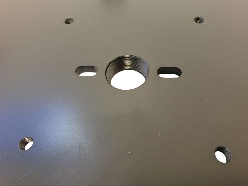 Pole Base 20B (Black Pipe Base) - B&R Innovations